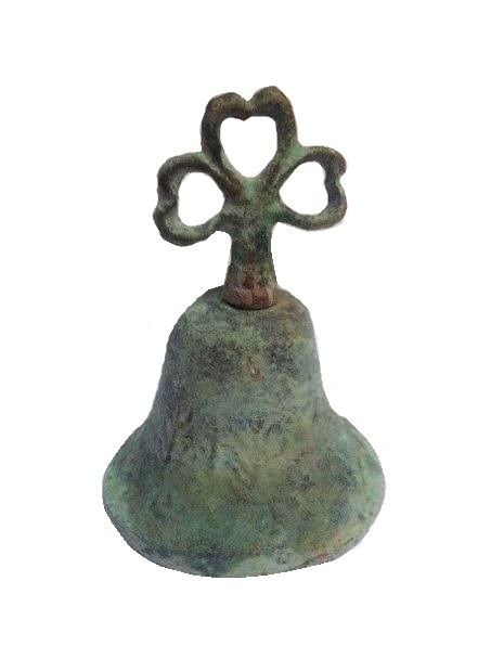 Bell Cast Bronze 8cm verdigris finish - LA Imports